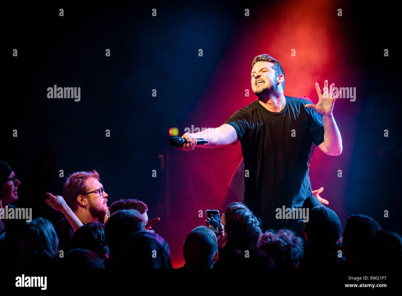 Denmark, Copenhagen - March 3, 2019. The American rapper and lyricist ...