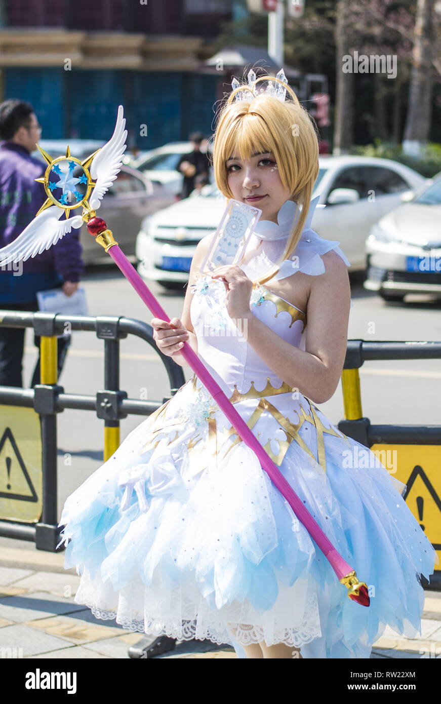 Chengdu, Chengdu, China. 4th Mar, 2019. Chengdu, CHINA-Cosers at the Comiday Comic Con held in ...