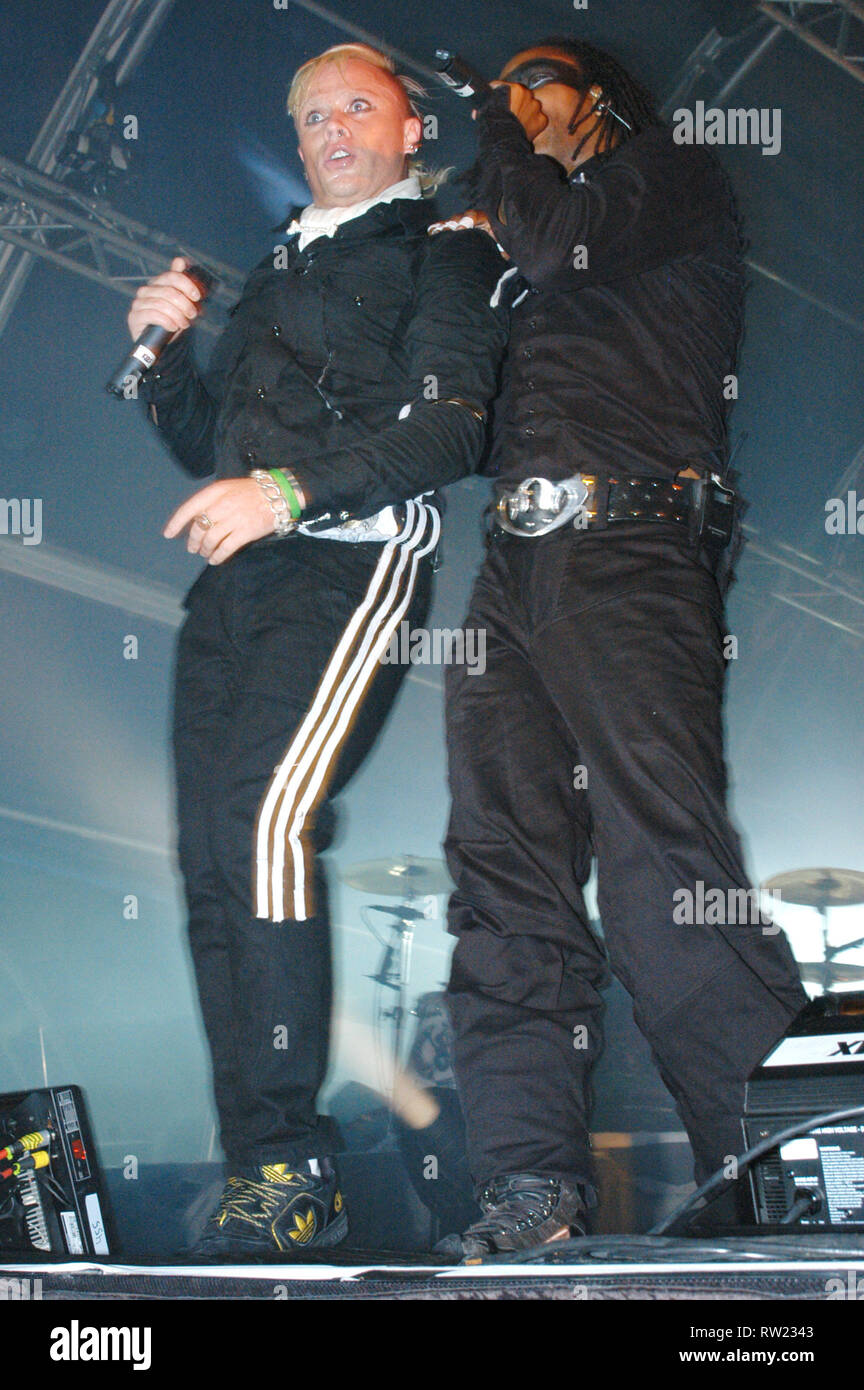 FILE PICS: 4th March, 2019. Keith Flint, the lead singer of The Prodigy ...