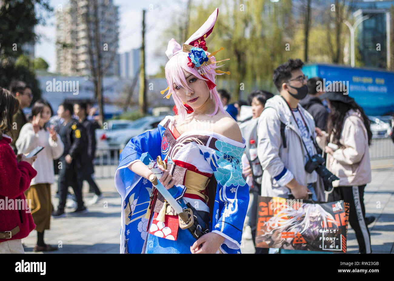 March 4, 2019 - Chengdu, Chengdu, China - Chengdu, CHINA-Cosers at the ...