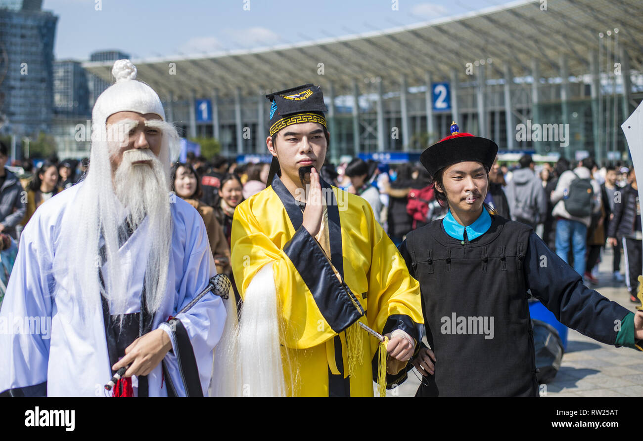 March 4, 2019 - Chengdu, Chengdu, China - Chengdu, CHINA-Cosers at the ...