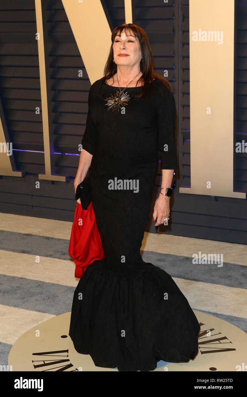 Beverly Hills, CA. 24th Feb, 2019. Anjelica Huston at arrivals for 2019 ...