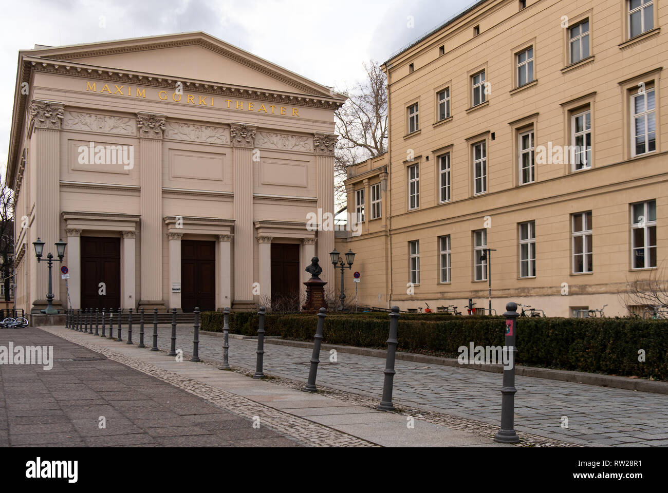 Berlin, Germany. 04th Mar, 2019. View of the Maxim Gorki Theatre at the ...