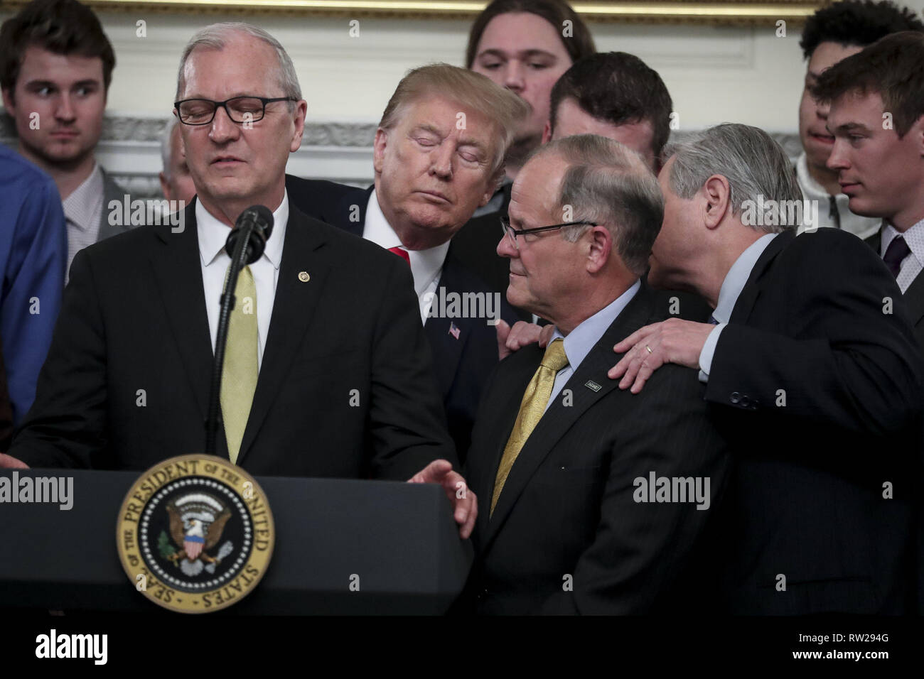Kevin cramer and donald trump hi-res stock photography and images - Alamy