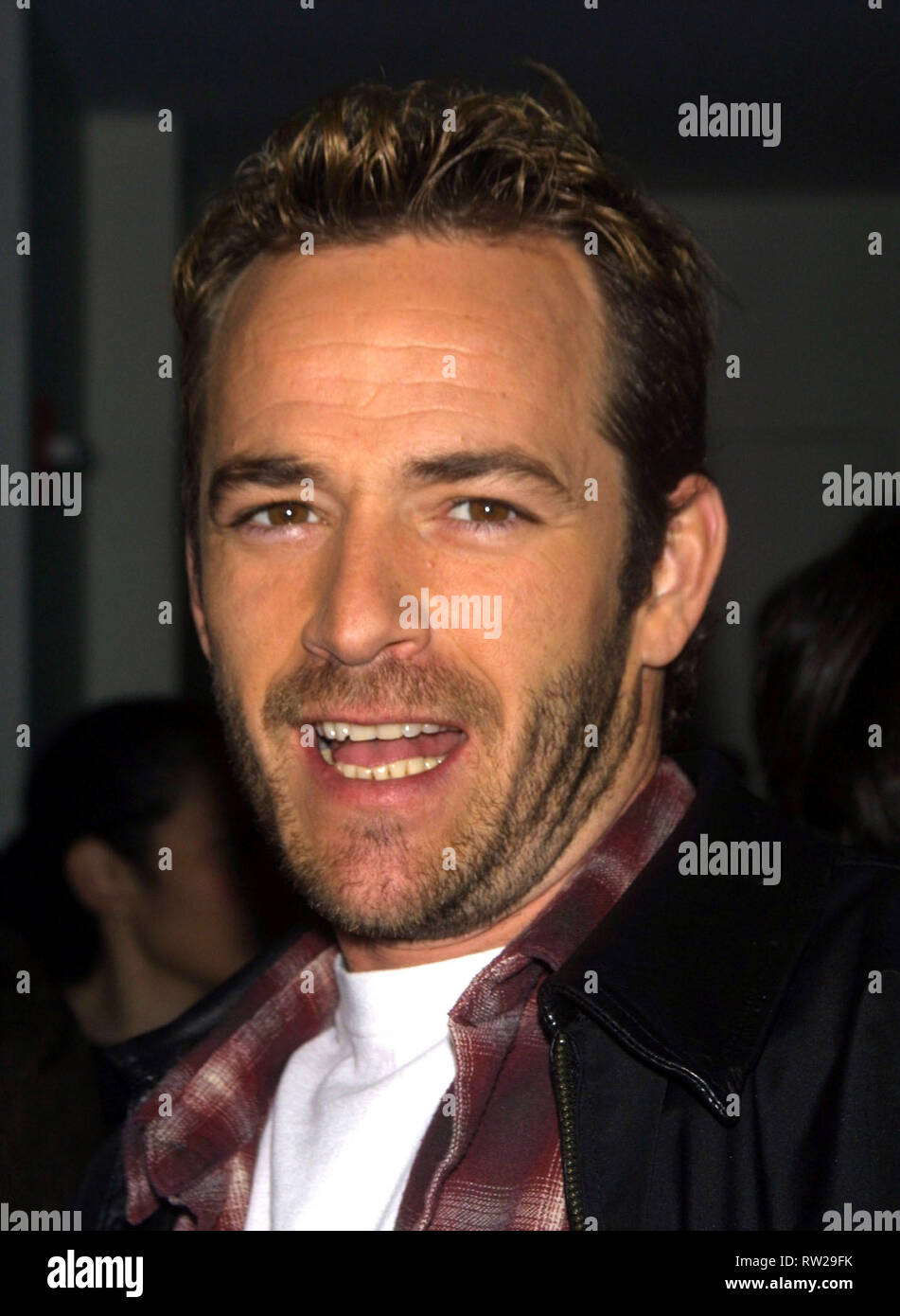 Actor LUKE PERRY (11 October 1966 - 4 March 2019) best known for his ...