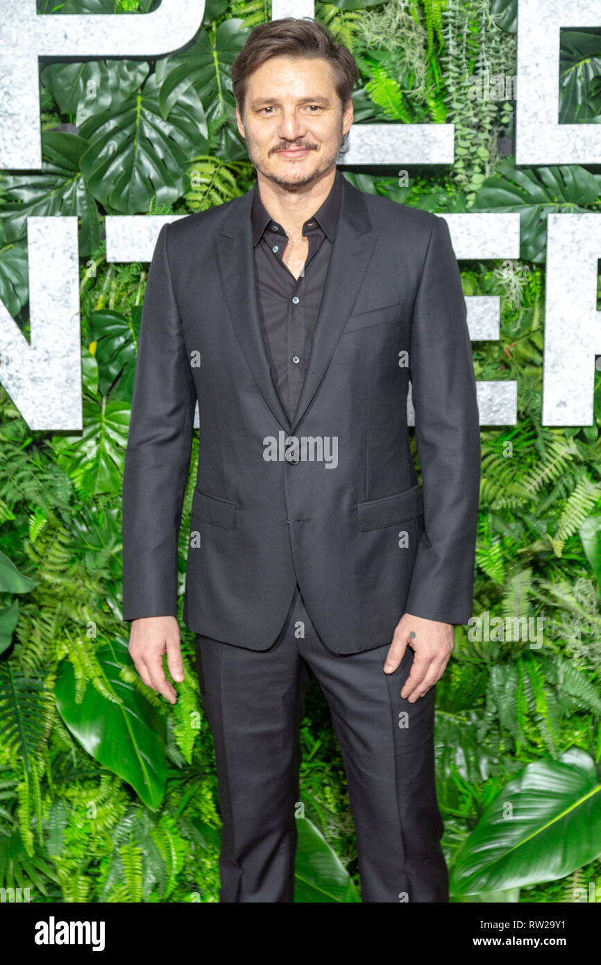 New York, New York, USA. 3rd March, 2019. Actor Pedro Pascal attends ...