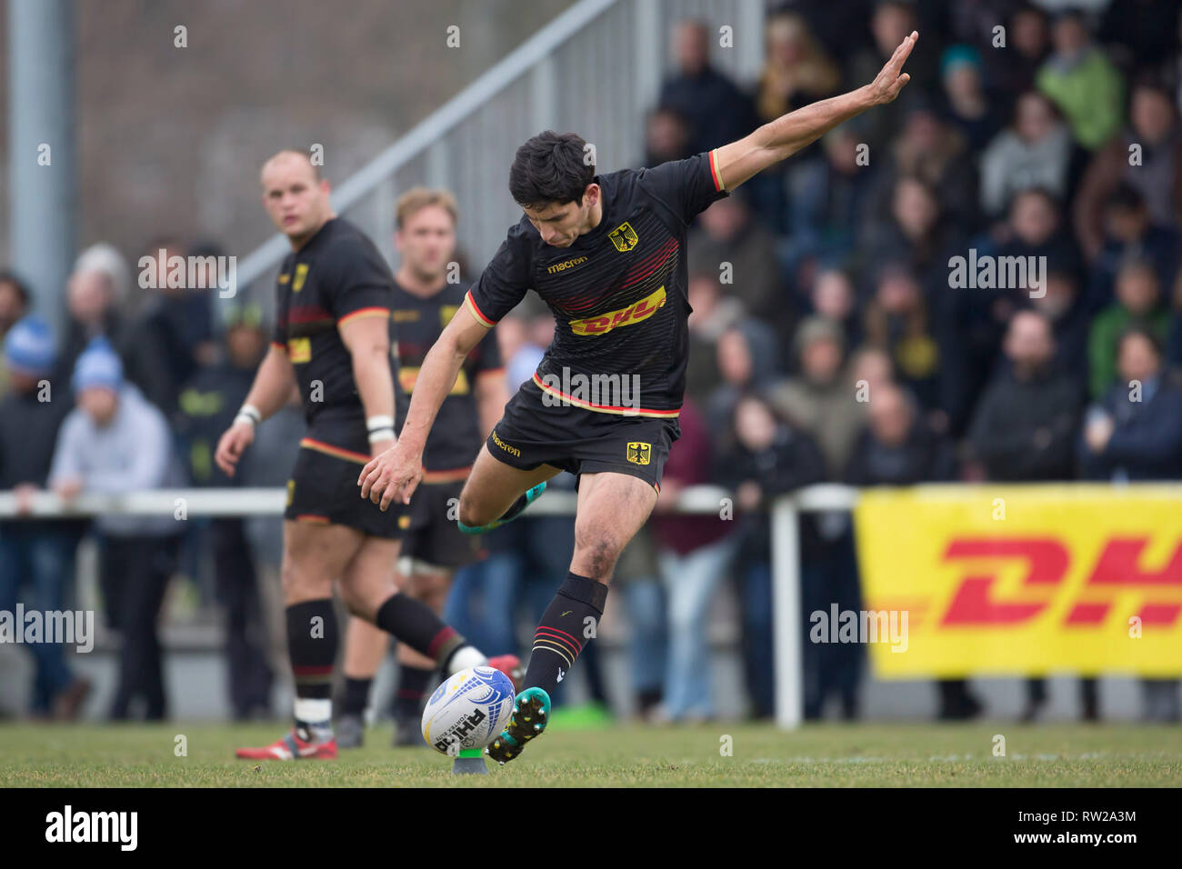 Heidelberg, Germany. 02nd Mar, 2019. Third match of the Rugby Europe ...