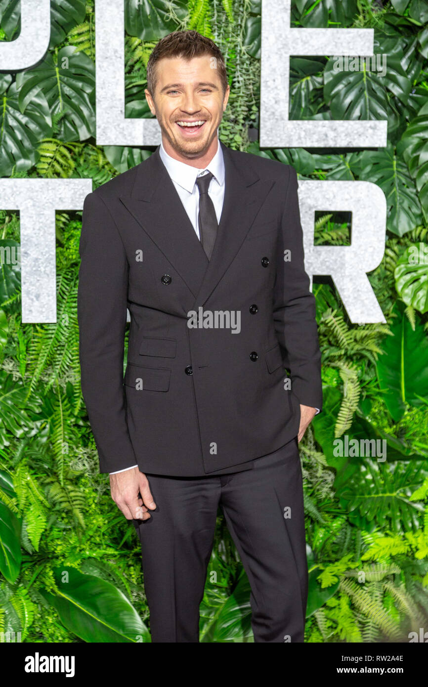 New York, New York, USA. 3rd March, 2019. Actor Garrett Hedlund attends ...