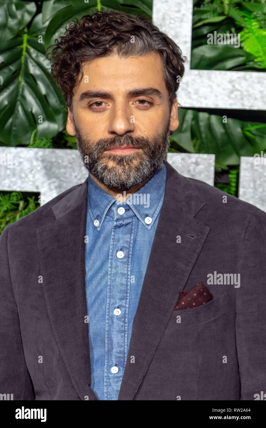 New York, New York, USA. 3rd March, 2019. Actor Oscar Isaac attends the ...