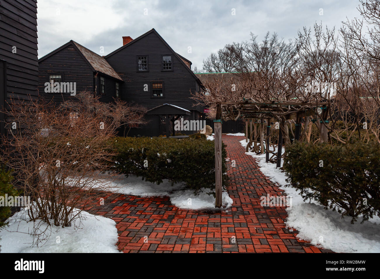 The House of the Seven Gables museum in Salem, Massachusetts that ...