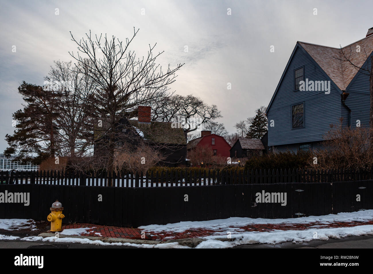 The House of the Seven Gables museum in Salem, Massachusetts that ...