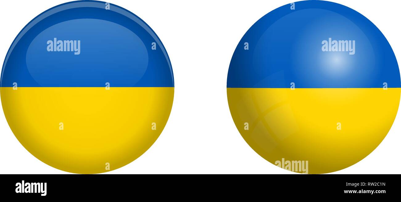 3d flag ukrainian on Stock Vector Images - Alamy