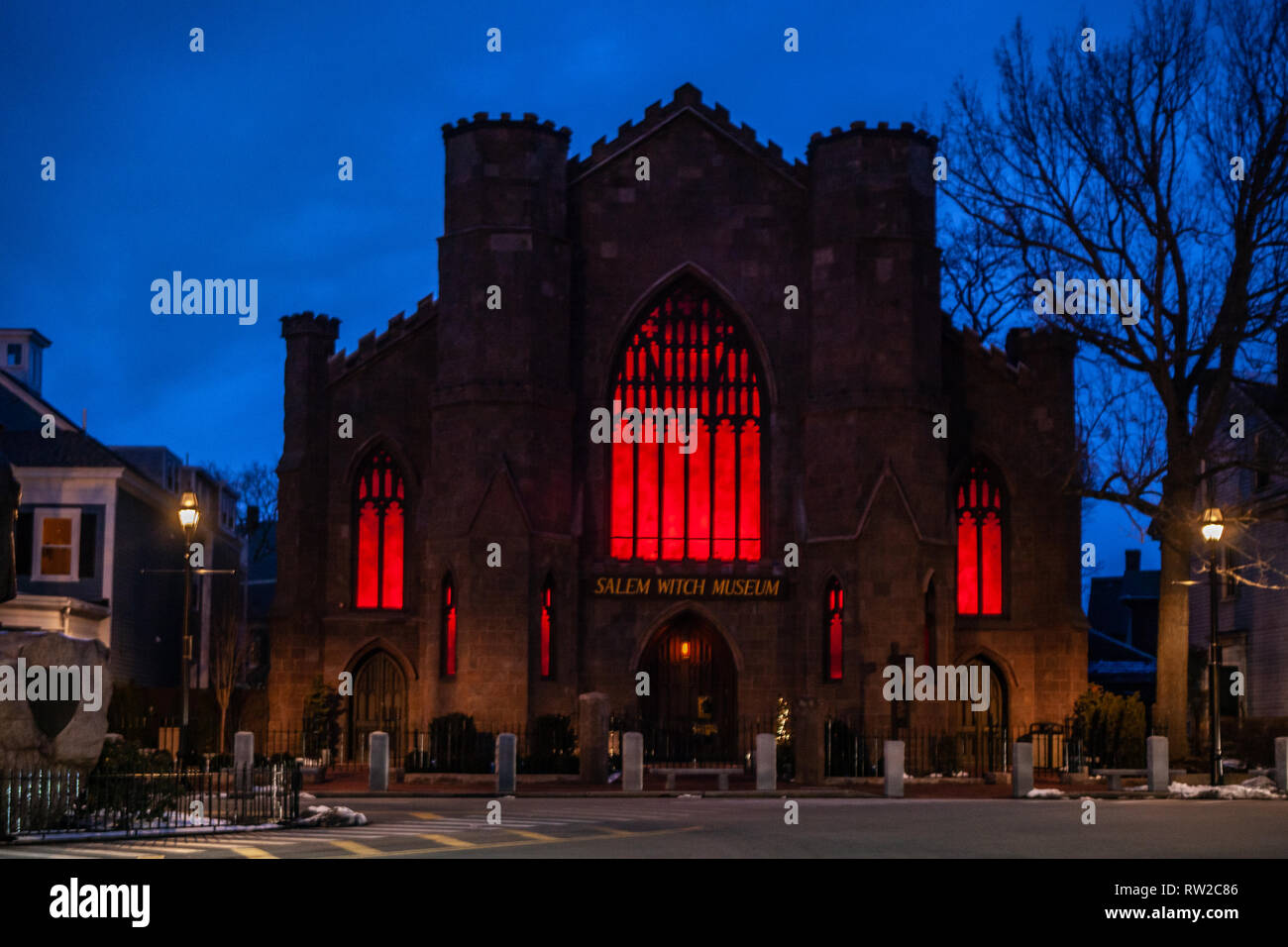 This famous museum is located in a gothic styled, New England church ...