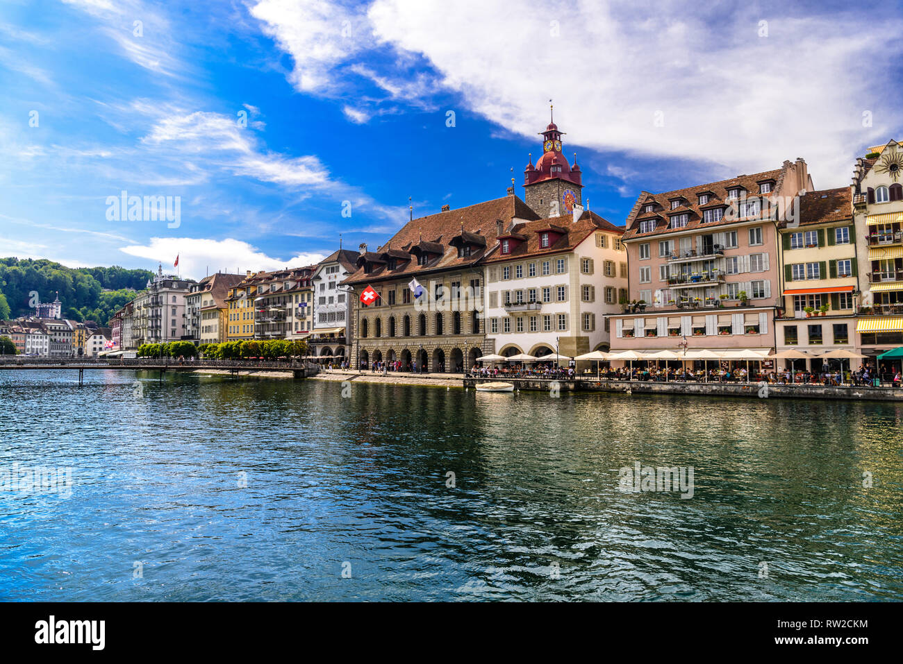 Center of Lucerne, Luzern Switzerland Stock Photo - Alamy