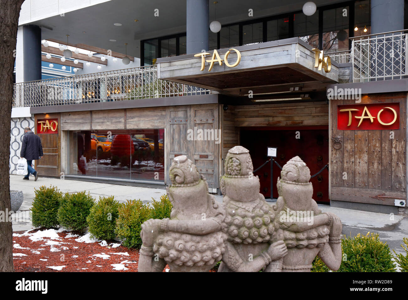 TAO, 92 9th Ave, New York, NY. exterior storefront of a restaurant in ...