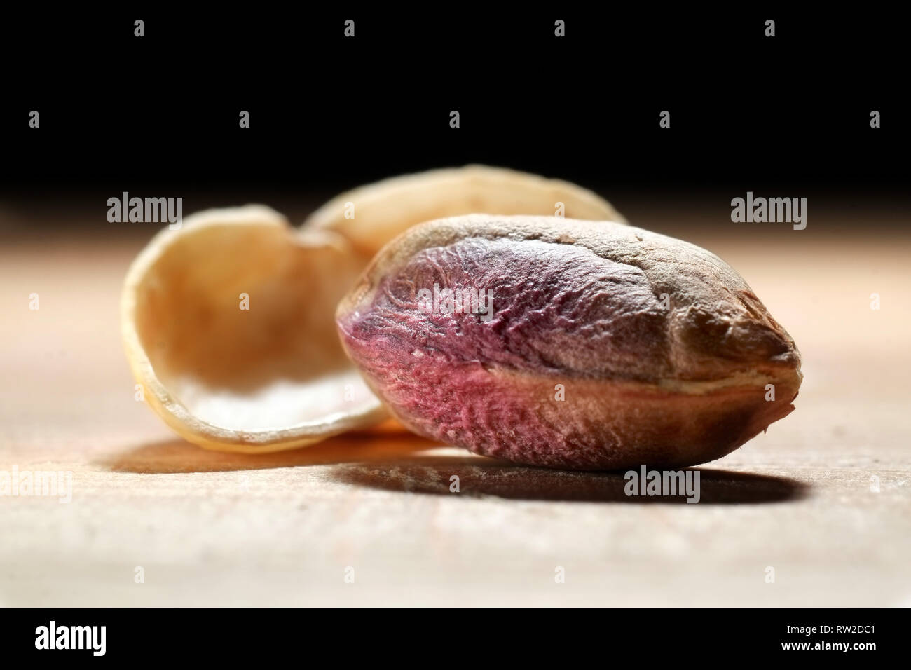 Pistachio nut close up Stock Photo - Alamy