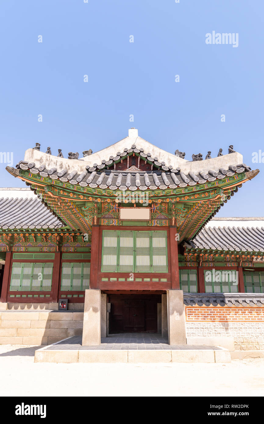 Gyeongbokgung Palace in Seoul South Korea Stock Photo - Alamy