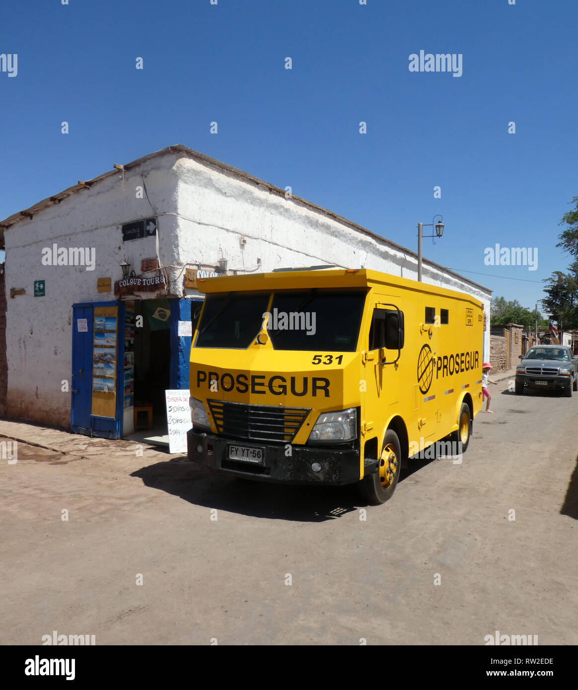 Prosegur security truck Chile 2019 Stock Photo - Alamy