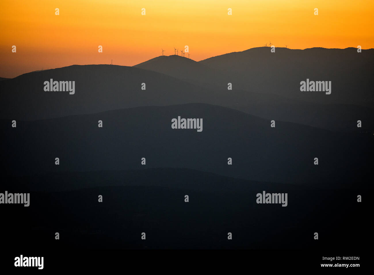 Delphi greece sunset hi-res stock photography and images - Alamy