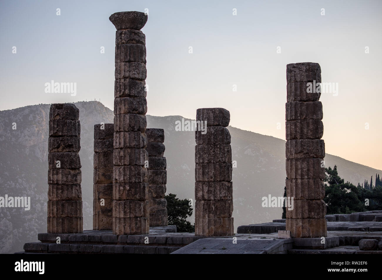 Iconic temple of apollo hi-res stock photography and images - Alamy