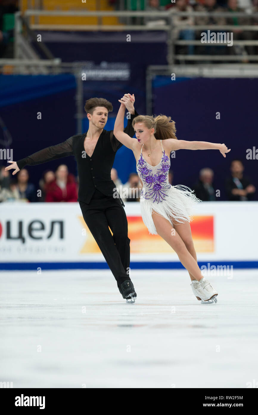 Alexandra Stepanova and Ivan Bukin from Russia during 2018 European ...