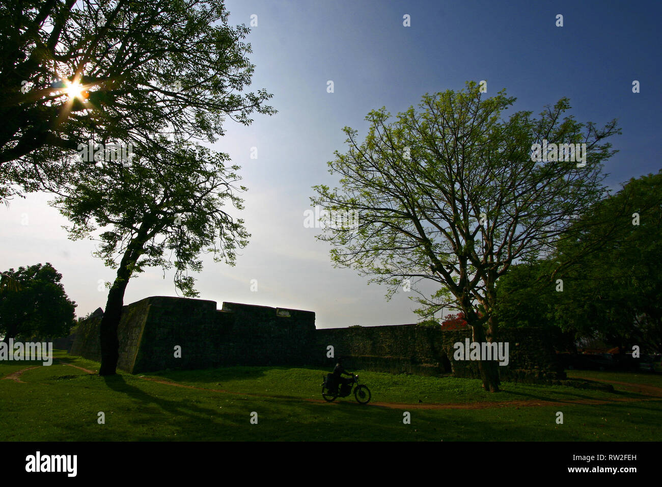 Fort Speelwijk, a heritage site built by Dutch army in 1682. Located in ...