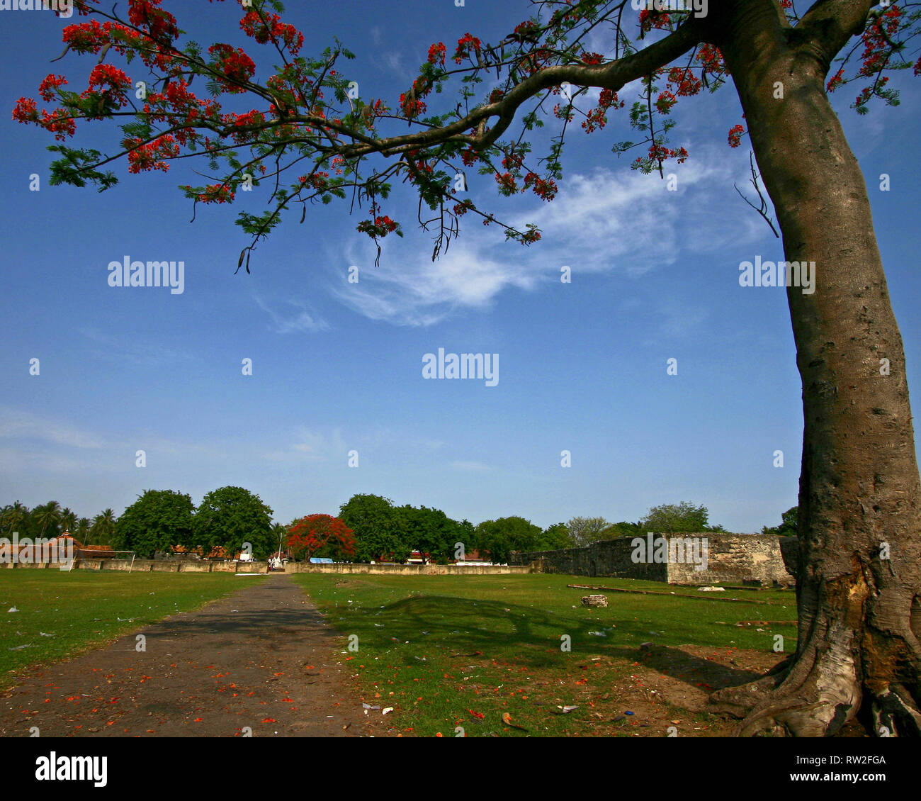 Fort Speelwijk, a heritage site built by Dutch army in 1682. Located in ...