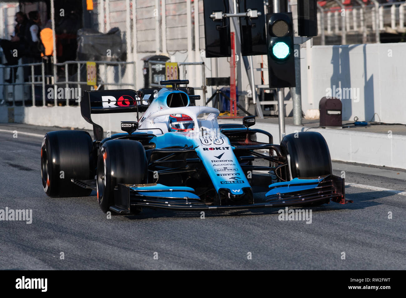 CIRCUIT DE CATALUNYA, MONTMELO, SPAIN - Feb 28th, 2019 - George Russel ...