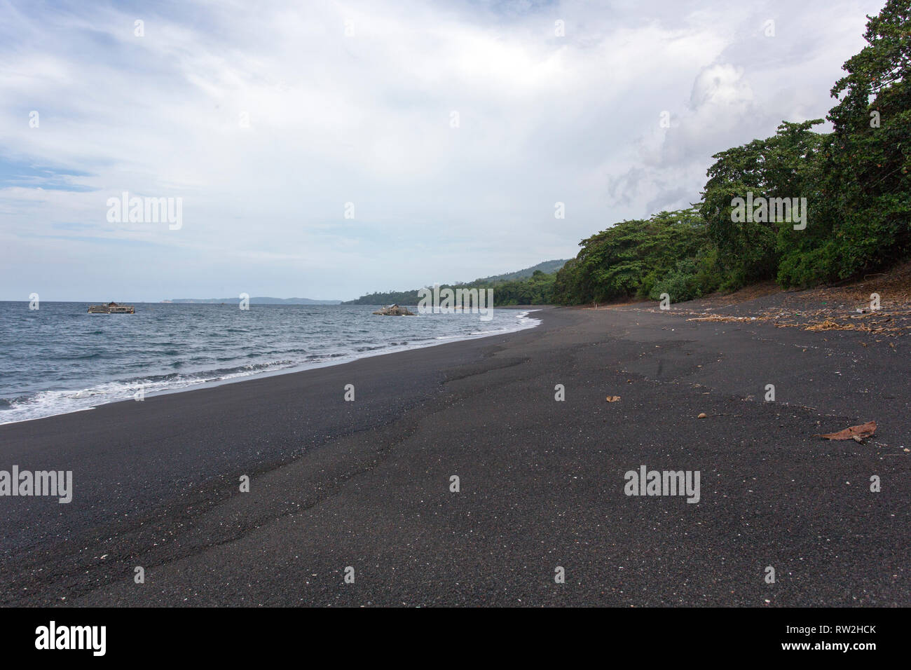 tangkoko park black sand, Sulawesi, Indonesia Stock Photo - Alamy