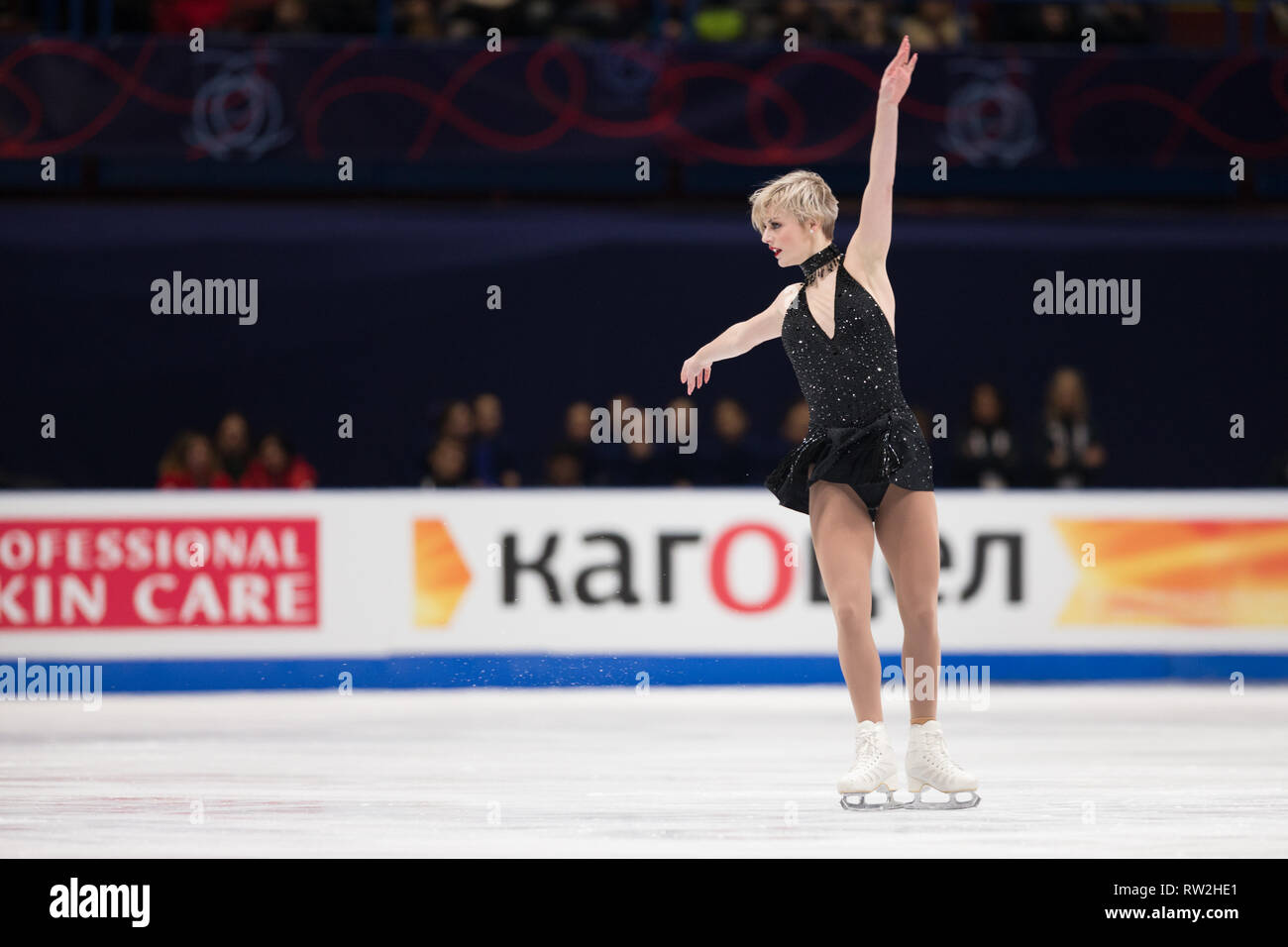 Larkyn Austman from Canada during 2018 world figure skating ...