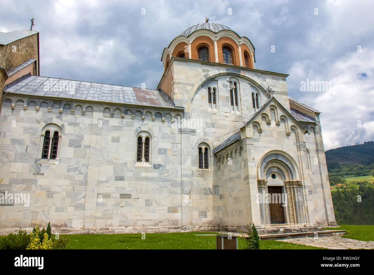 Serbian Orthodox monastery Studenica Stock Photo - Alamy