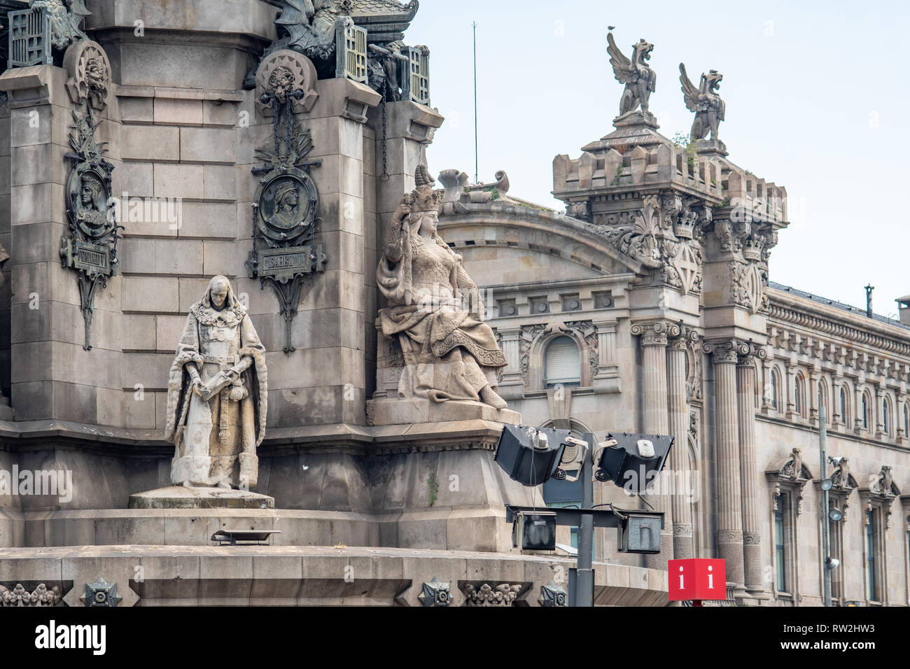 Statues of people in Barcelona ,Spain Stock Photo - Alamy