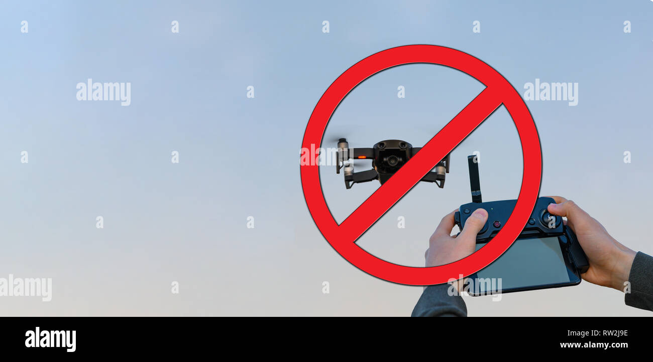 No drones allowed Stock Photo - Alamy