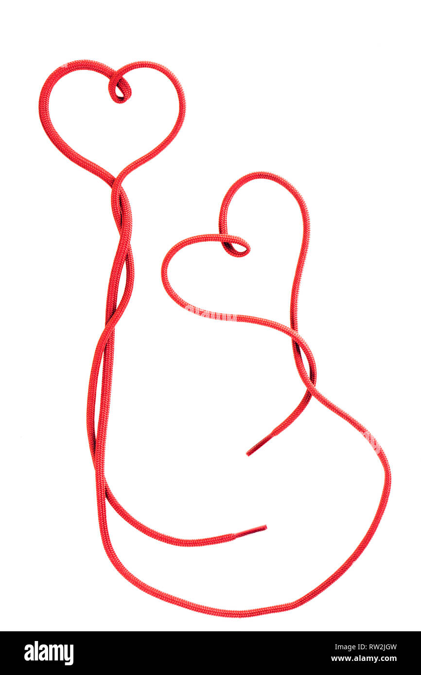 Couple in heart line Cut Out Stock Images & Pictures - Alamy