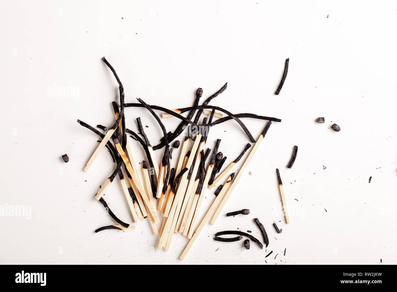 Burnt matchsticks hi-res stock photography and images - Alamy