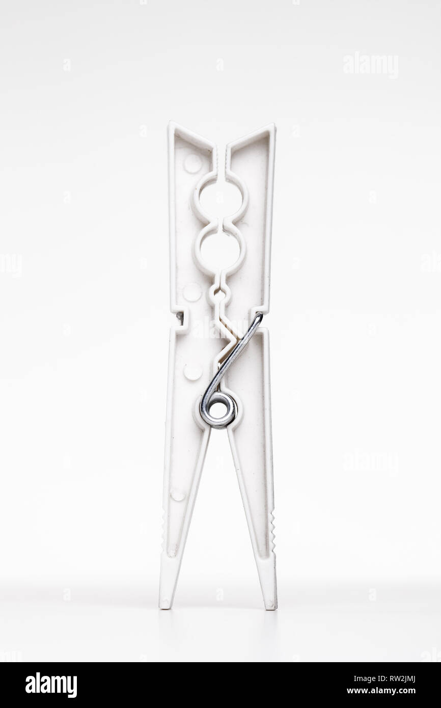 White clothes peg hi-res stock photography and images - Alamy