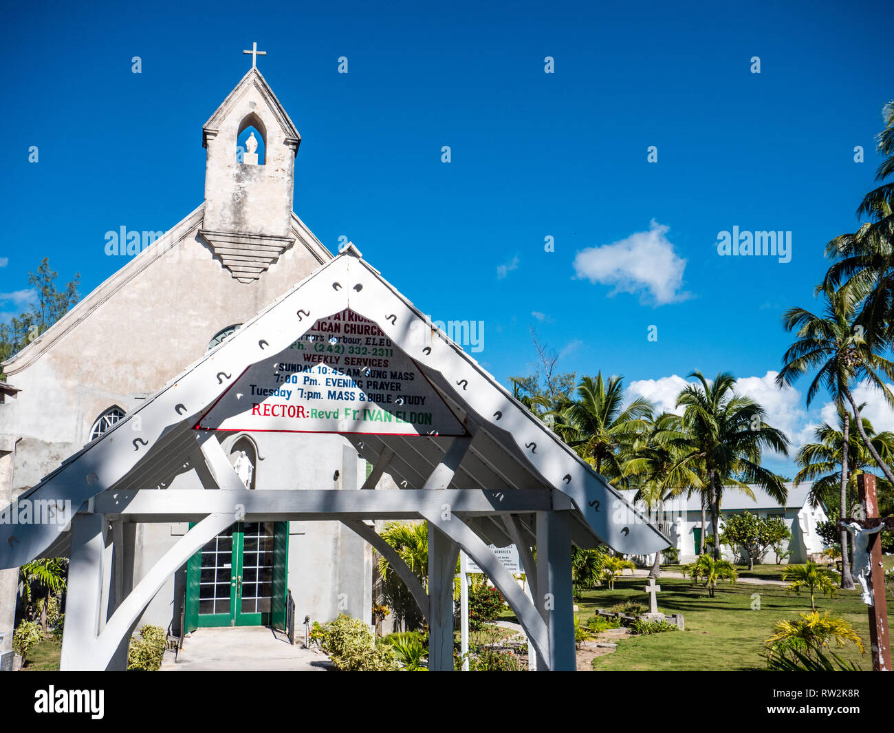 St. Patrick's Anglican church in Governor's Harbour, Elutheria, The ...