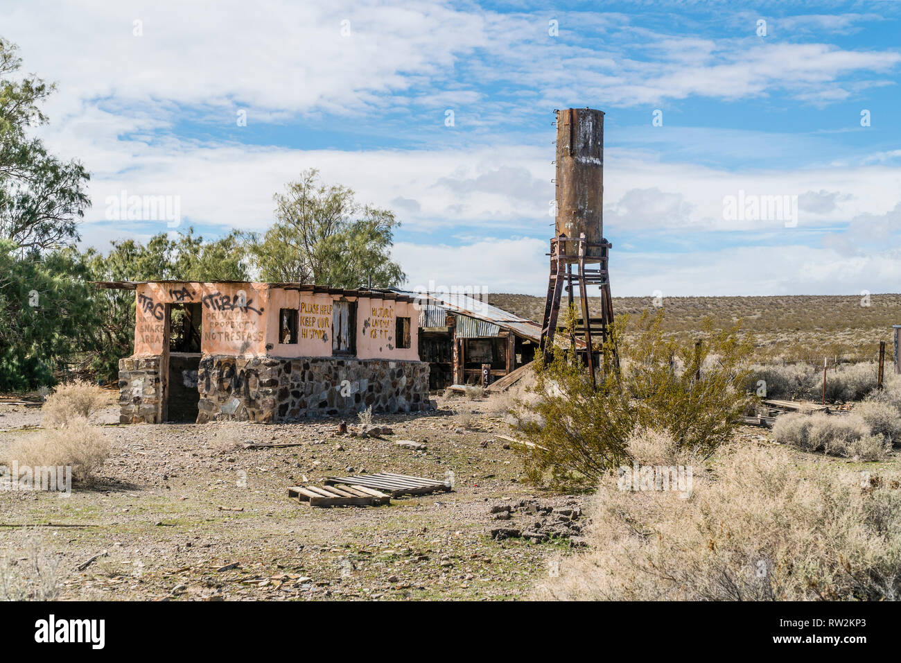 Garlock is a ghost town that was known as El Paso City or Cow Wells ...
