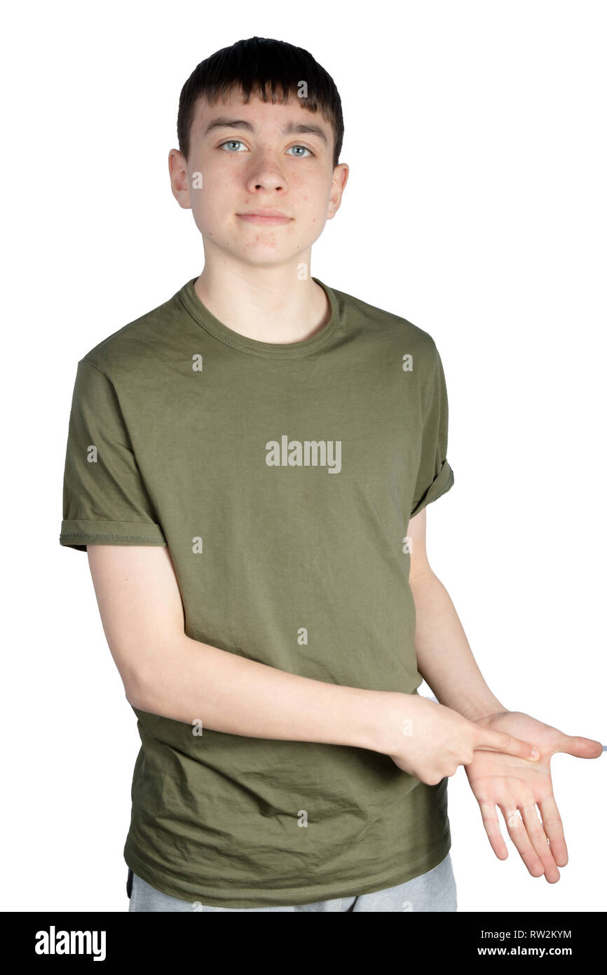 Hand sign language alphabet uk hi-res stock photography and images - Alamy