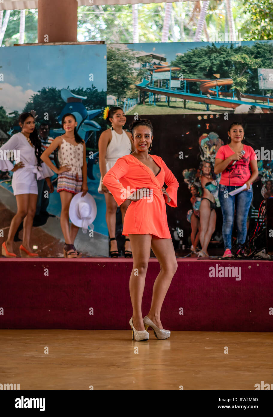 latin beauty pageant girl posing in Guatemala Stock Photo - Alamy