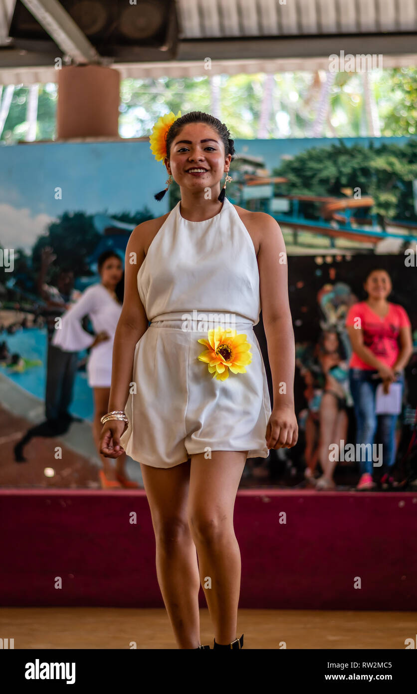 latin beauty pageant girl posing in Guatemala Stock Photo - Alamy