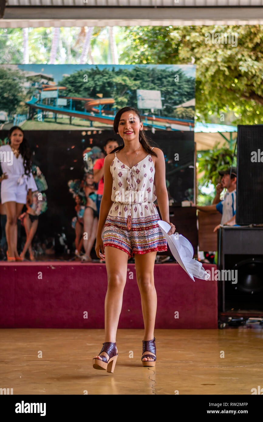 latin beauty pageant girl posing in Guatemala Stock Photo - Alamy