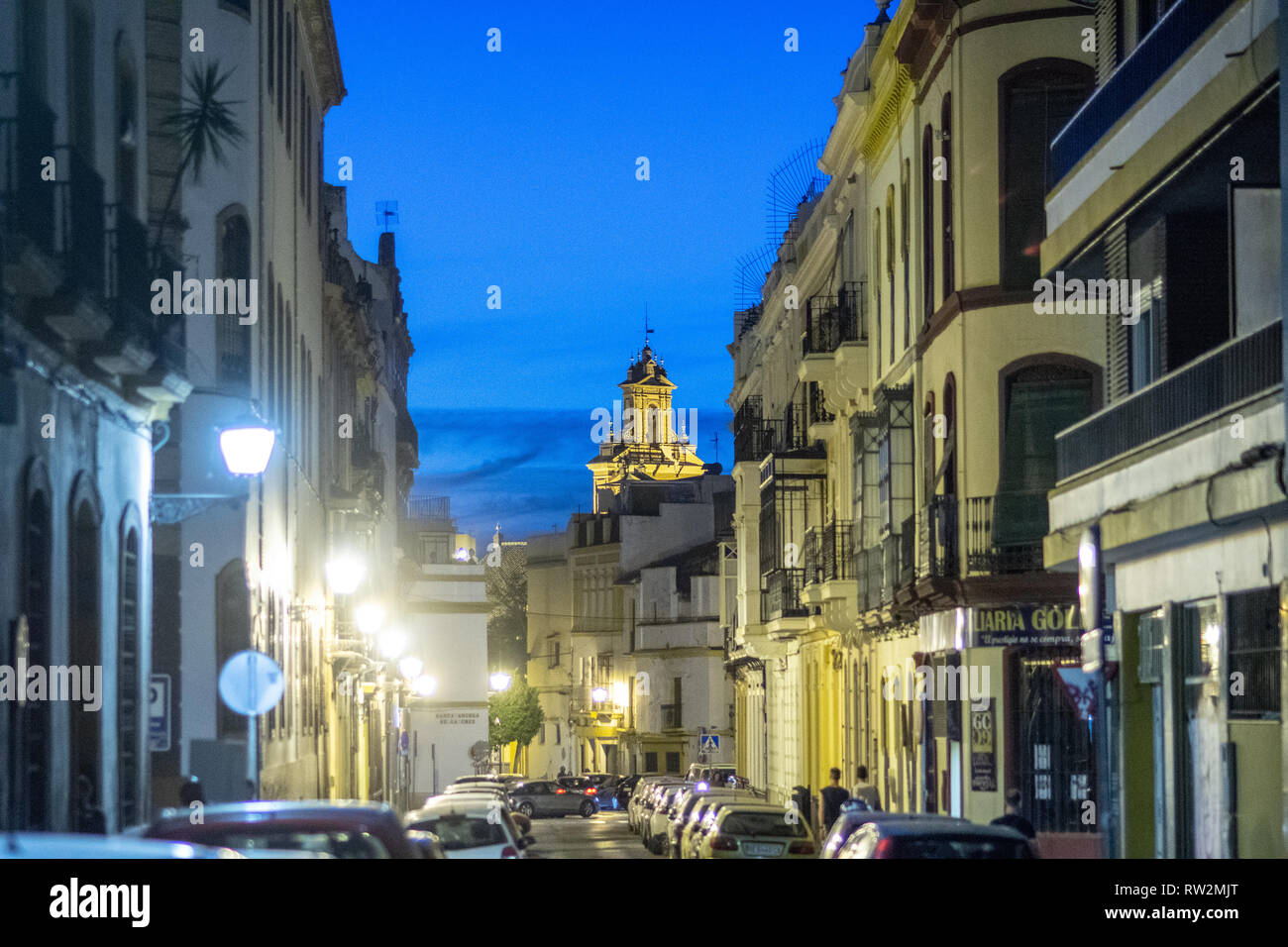 Seville street view hi-res stock photography and images - Alamy