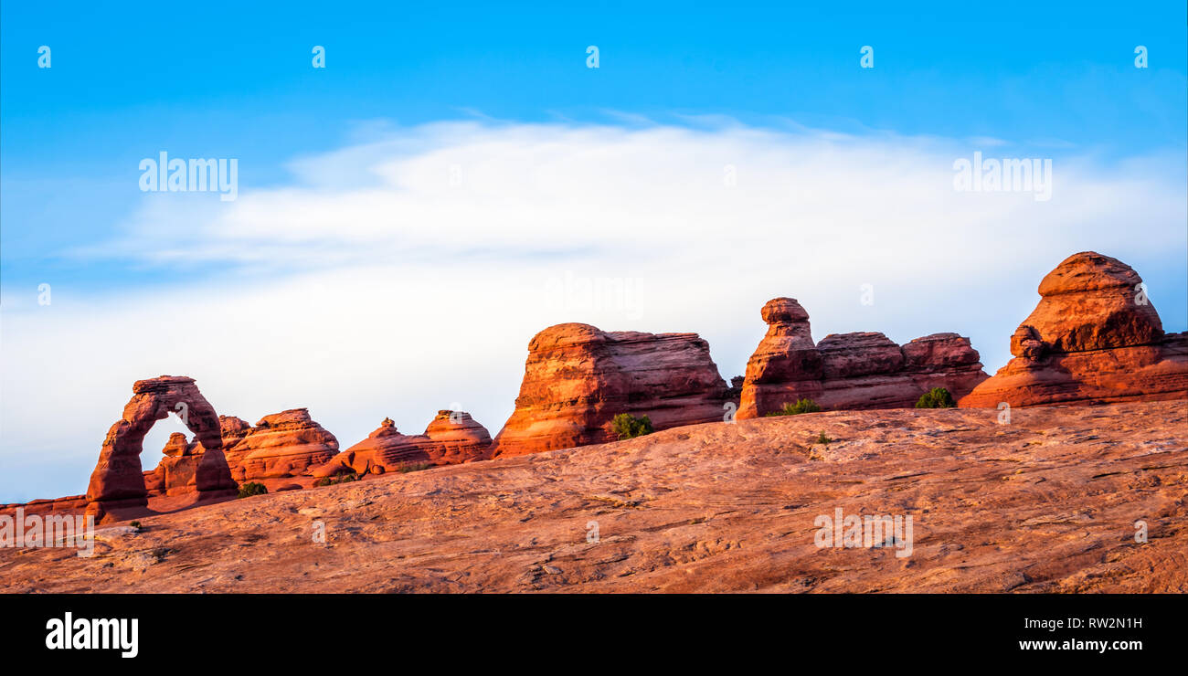 Delicate Arch in Arches National Park Stock Photo - Alamy