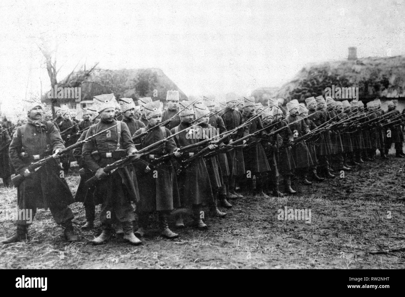 The Republic of Ukrainia forms its own army. Troops belonging to the ...