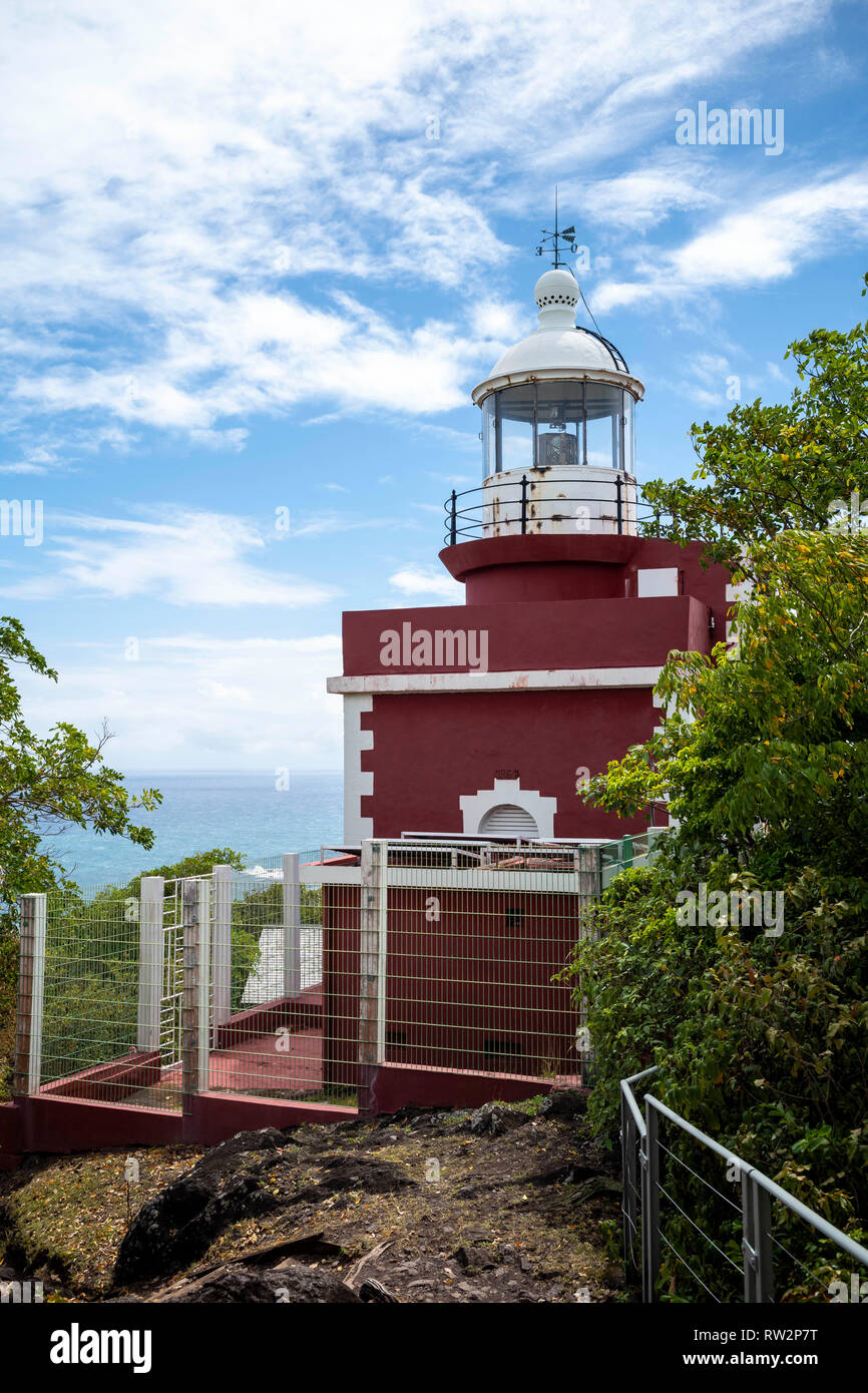 Phare de la Caravelle, built in 1861, a lighthouse along Martinique's ...
