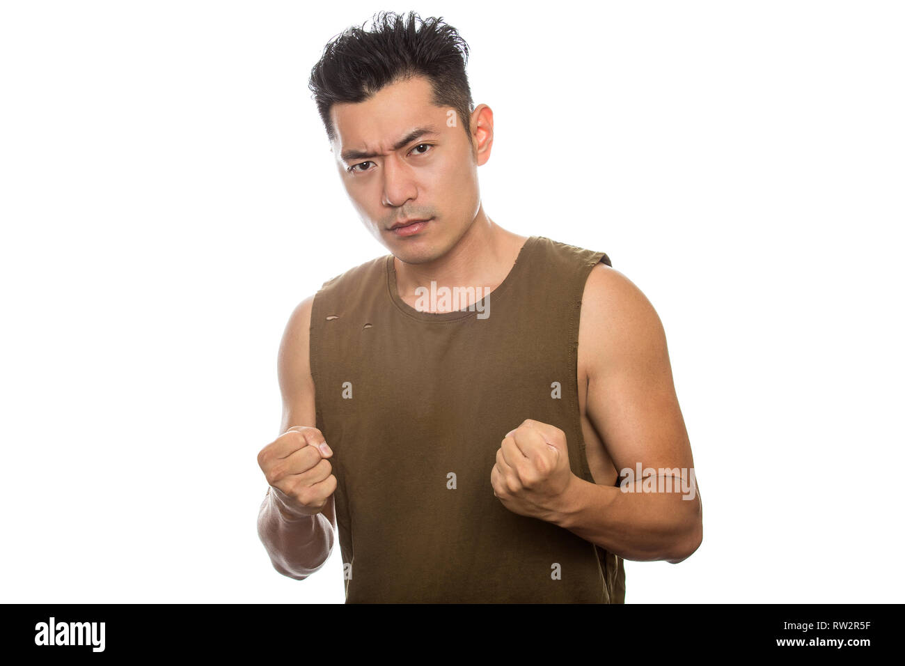 Grumpy chinese man hi-res stock photography and images - Alamy