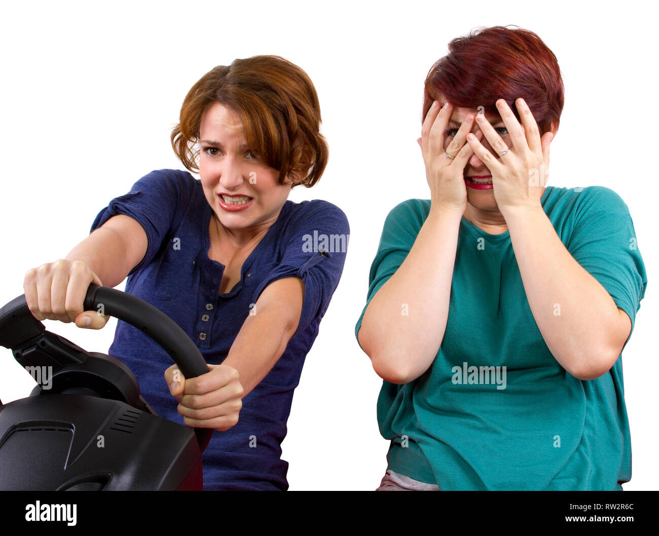 Scared passenger car driving lesson hi-res stock photography and images ...