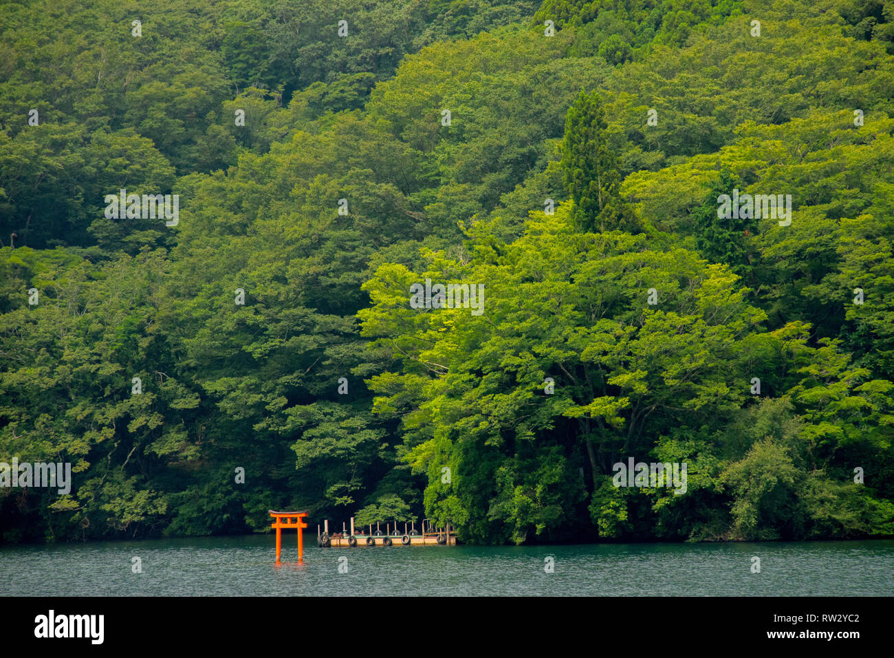 Asia, Japan, Hakone, Lake Ashi Stock Photo - Alamy