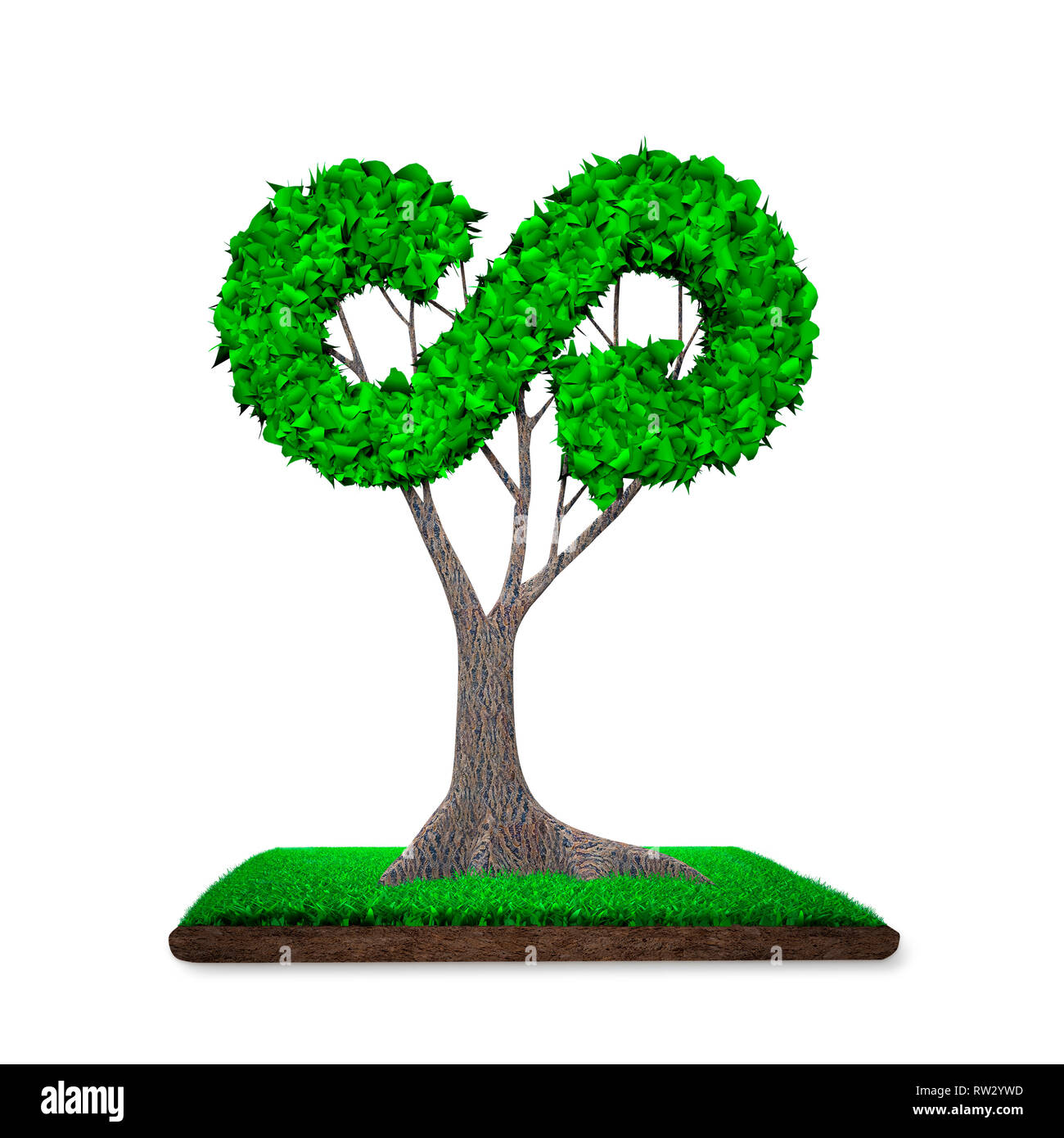 3d infinity symbol rendering hi-res stock photography and images - Alamy